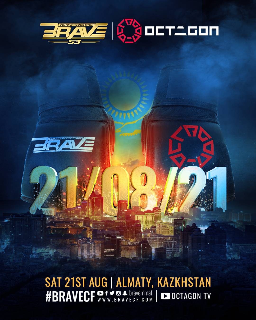 BRAVE CF 53 confirmed for August 21, in Kazakhstan